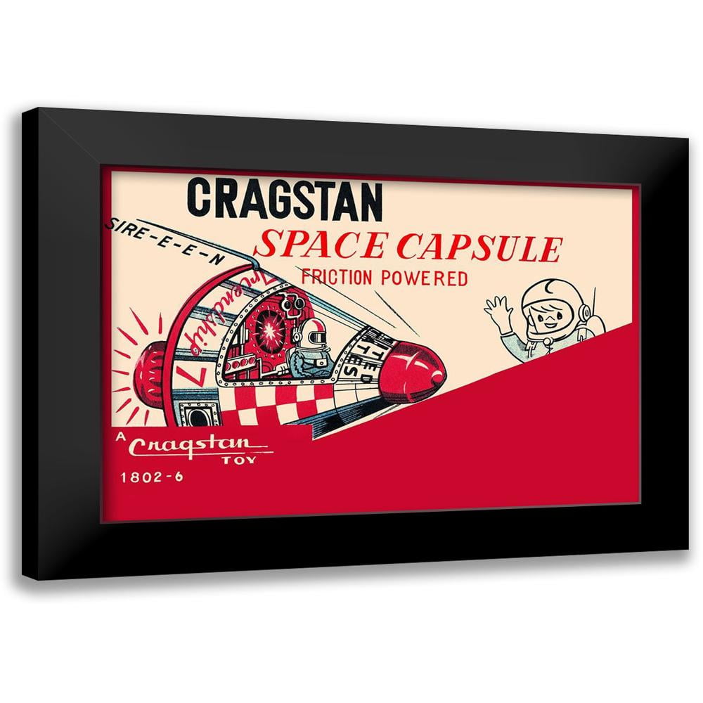 Retrobot 24x17 Black Modern Framed Museum Art Print Titled - Cragstan ...