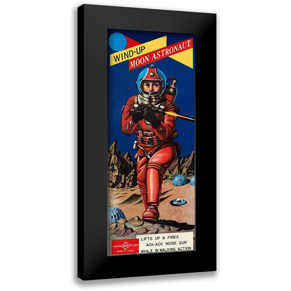Retrobot 8x14 Black Modern Framed Museum Art Print Titled - Wind-Up ...