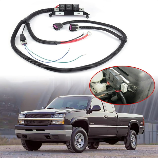 Retrofit Stand Alone Electric Fan Harness Fit Silverado Sierra Tahoe ...