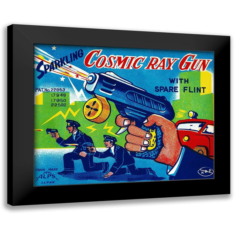 Retrogun 14x12 Black Modern Framed Museum Art Print Titled - Cosmic Ray ...