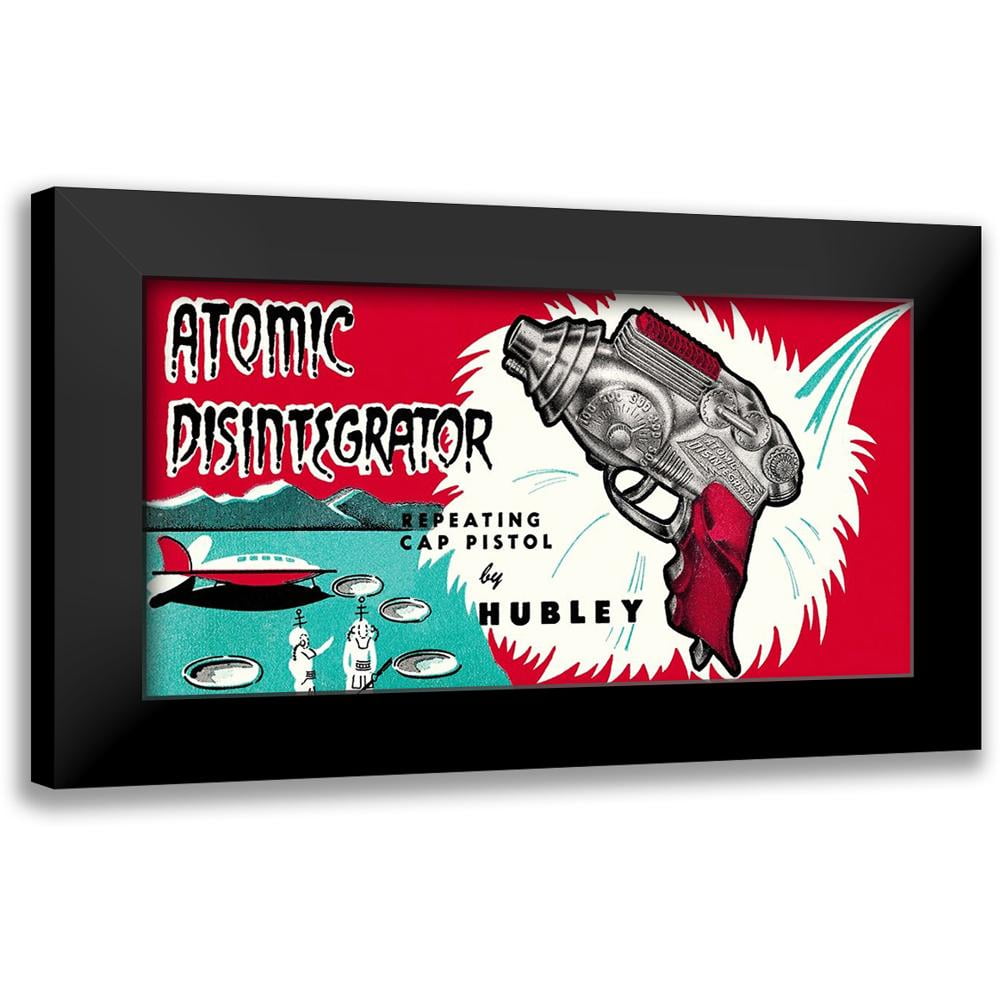 Retrogun 24x14 Black Modern Framed Museum Art Print Titled - Atomic ...