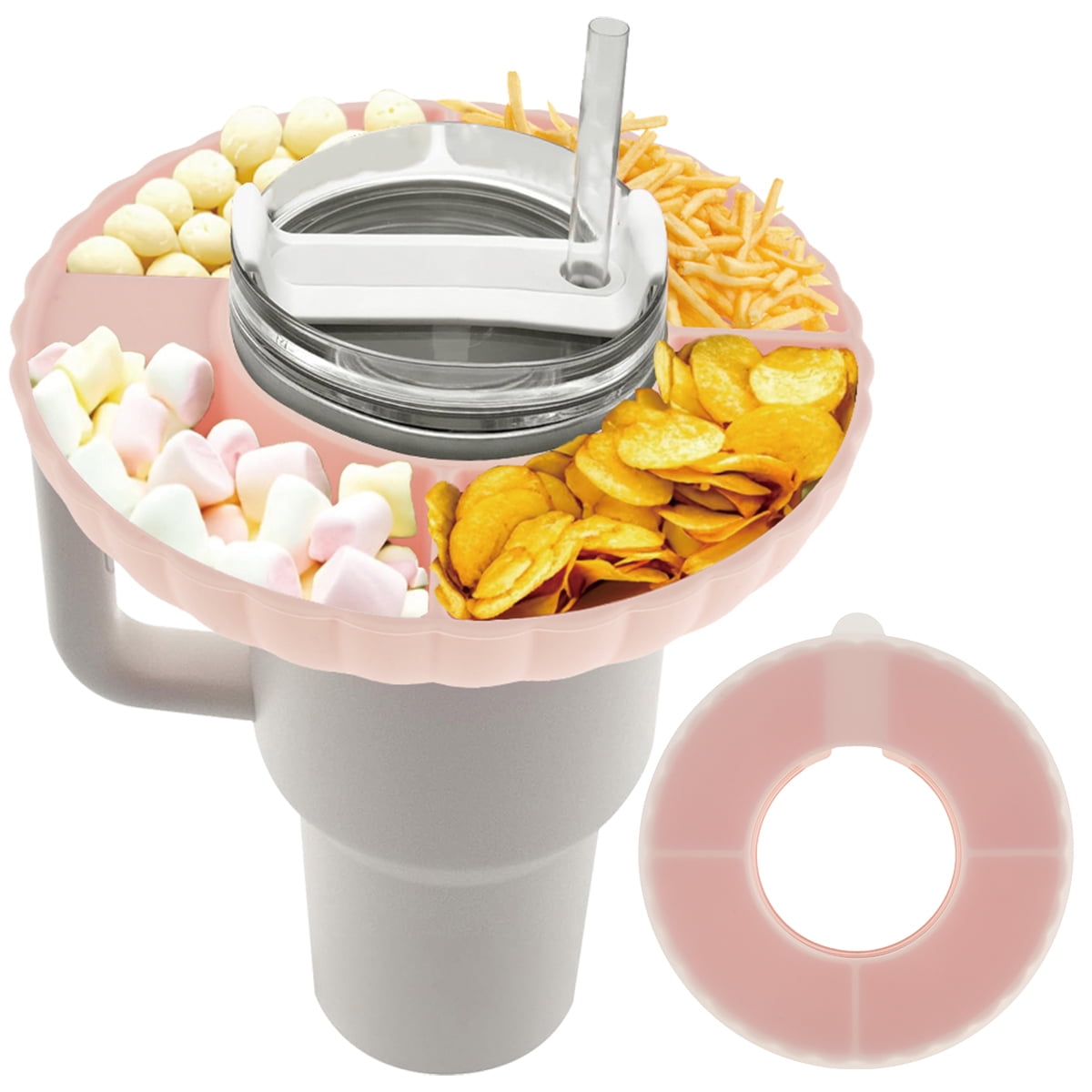 NUAHRHY 2pcs Snack Bowl Cup for Stanley 40 oz Tumbler with Handle ...