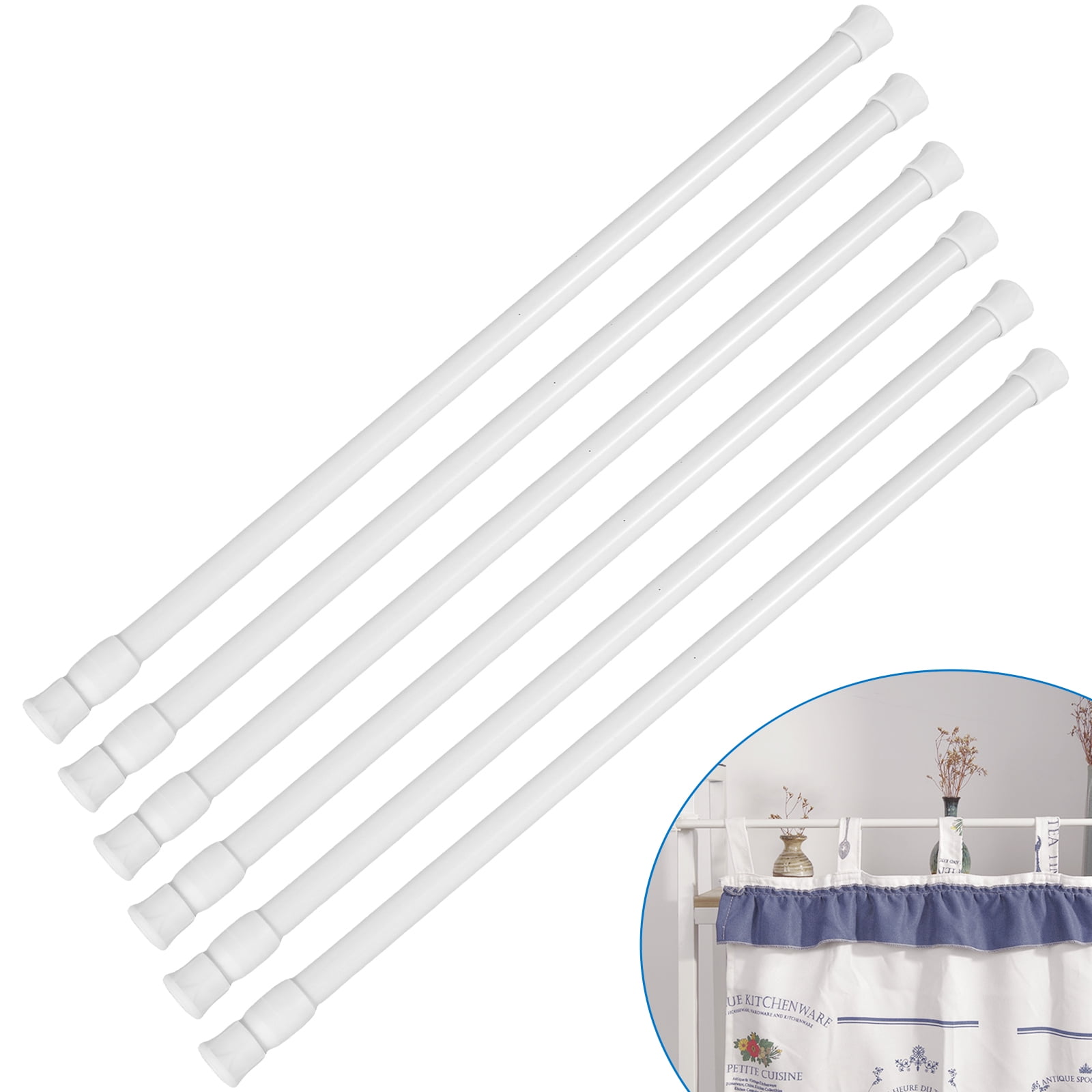 Retrok 6pcs Window Security Bars Adjustable Window Security Stick with ...