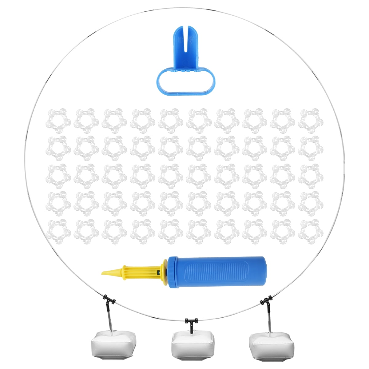 Retrok 78Inch Round Circle Balloon Arch Frame Stand Kit Reusable and ...