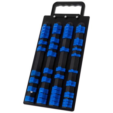 DURATECH Socket Organizer, 48-Piece Portable Socket Holder with Handle ...
