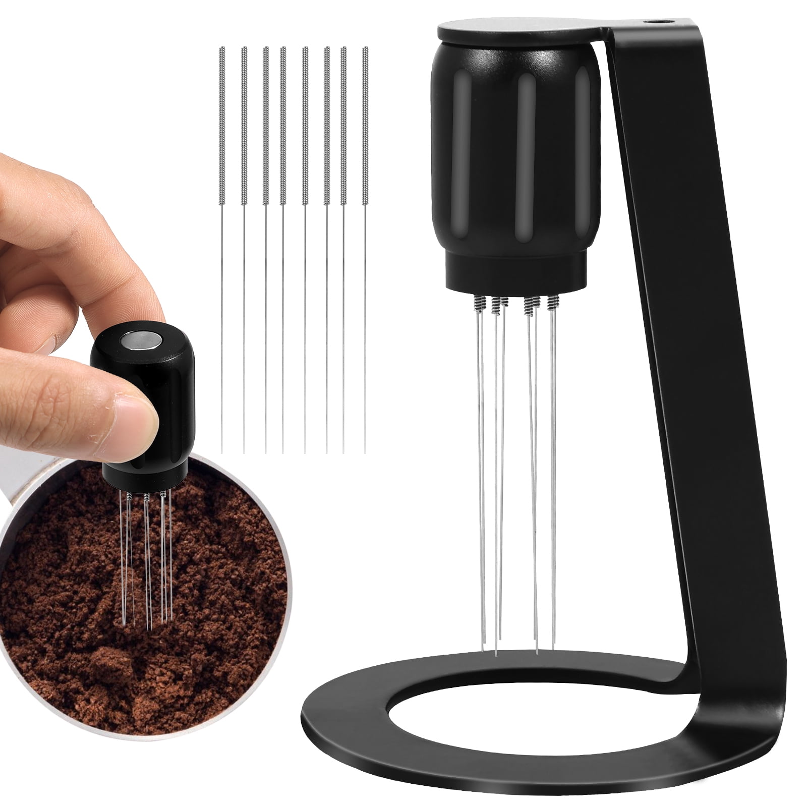 Retrok Espresso Coffee Stirrer, 0.4mm 8 Prong, Magnetic Storage ...