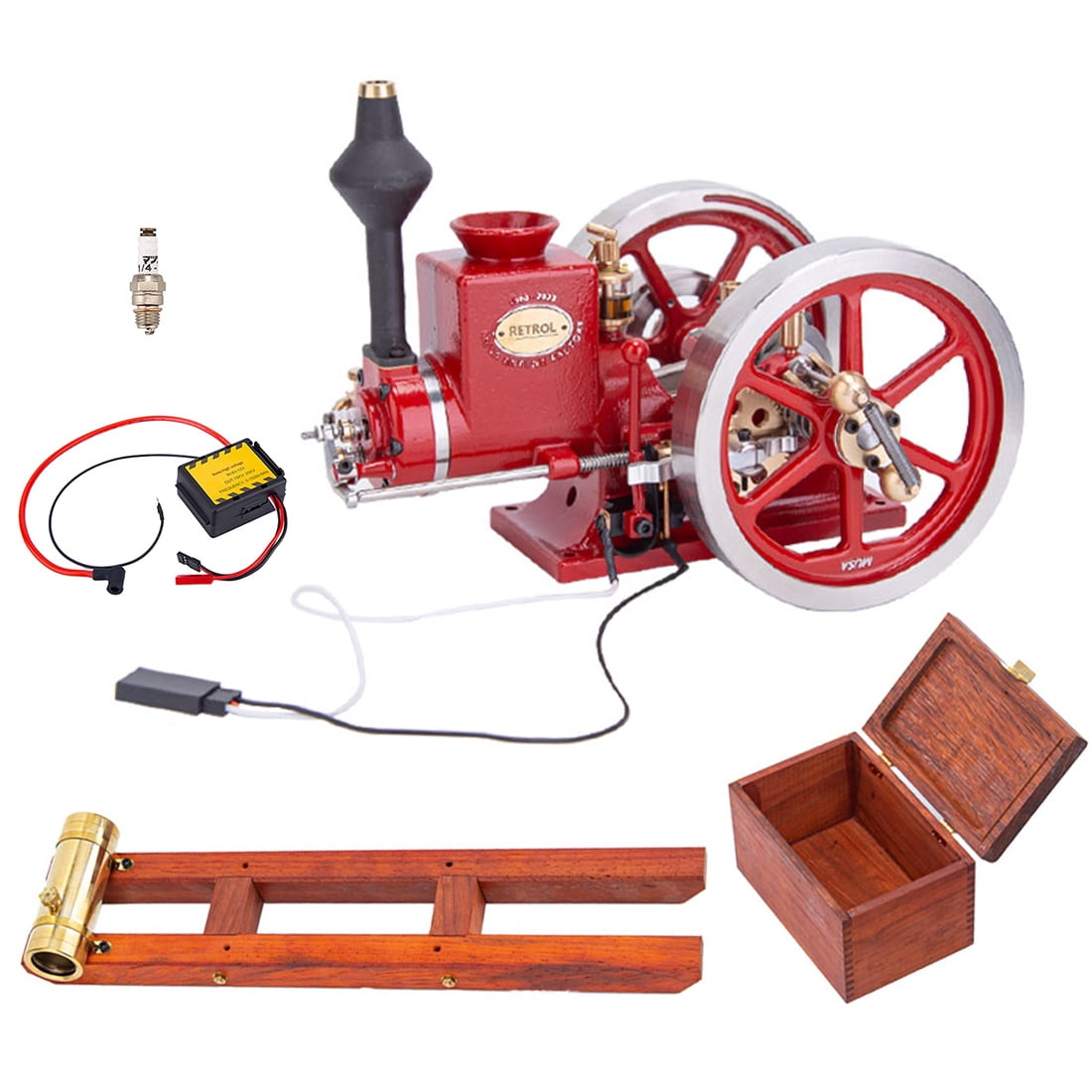 Retrol Engine HM-01 Engine Model Kits that works, 7cc 4-Stroke ...