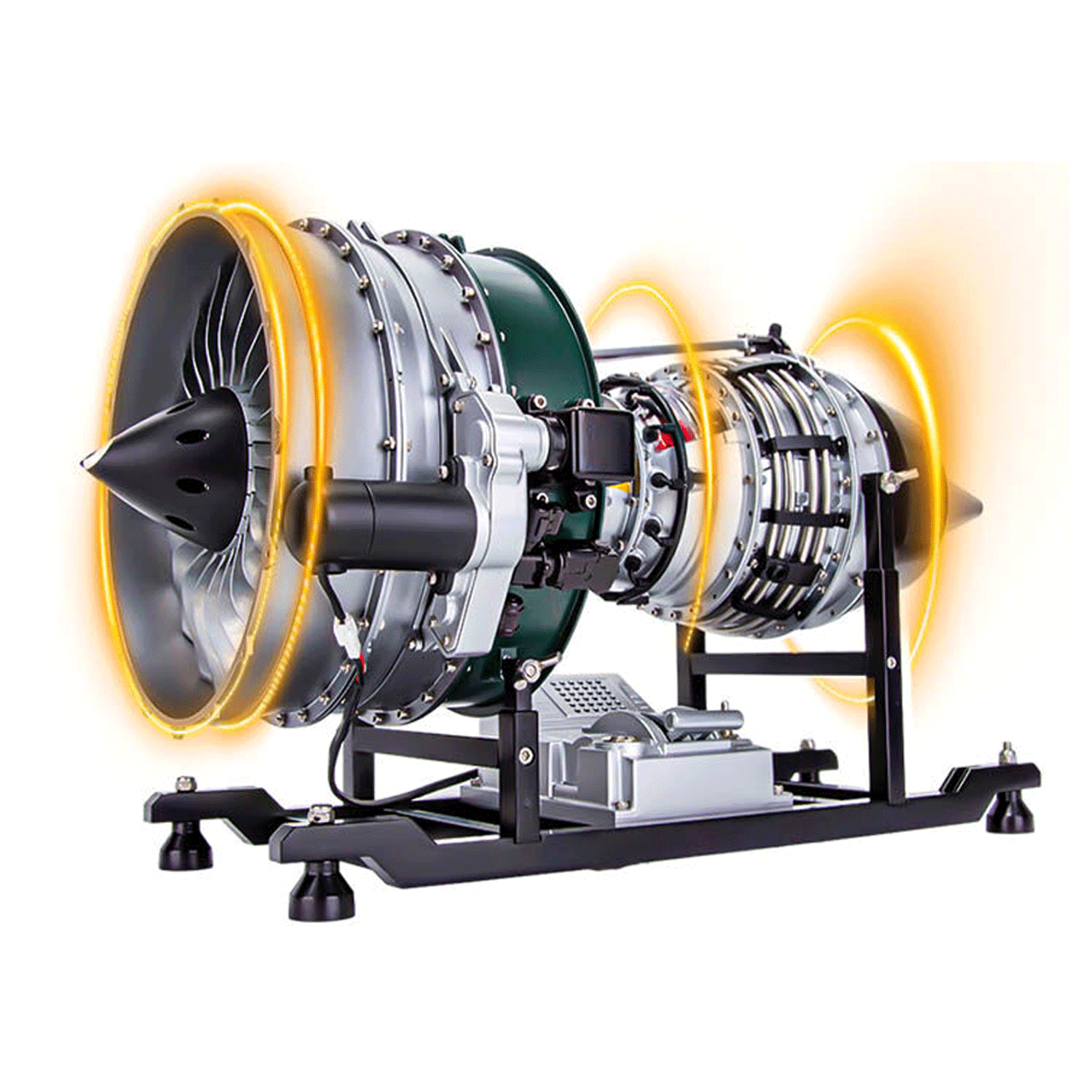 Retrol Steam Engine Model Kit, 1/10 Mechanical Dual-Spool Turbofan ...