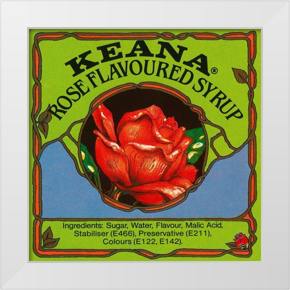 Retrolabel 12x12 White Modern Wood Framed Museum Art Print Titled ...