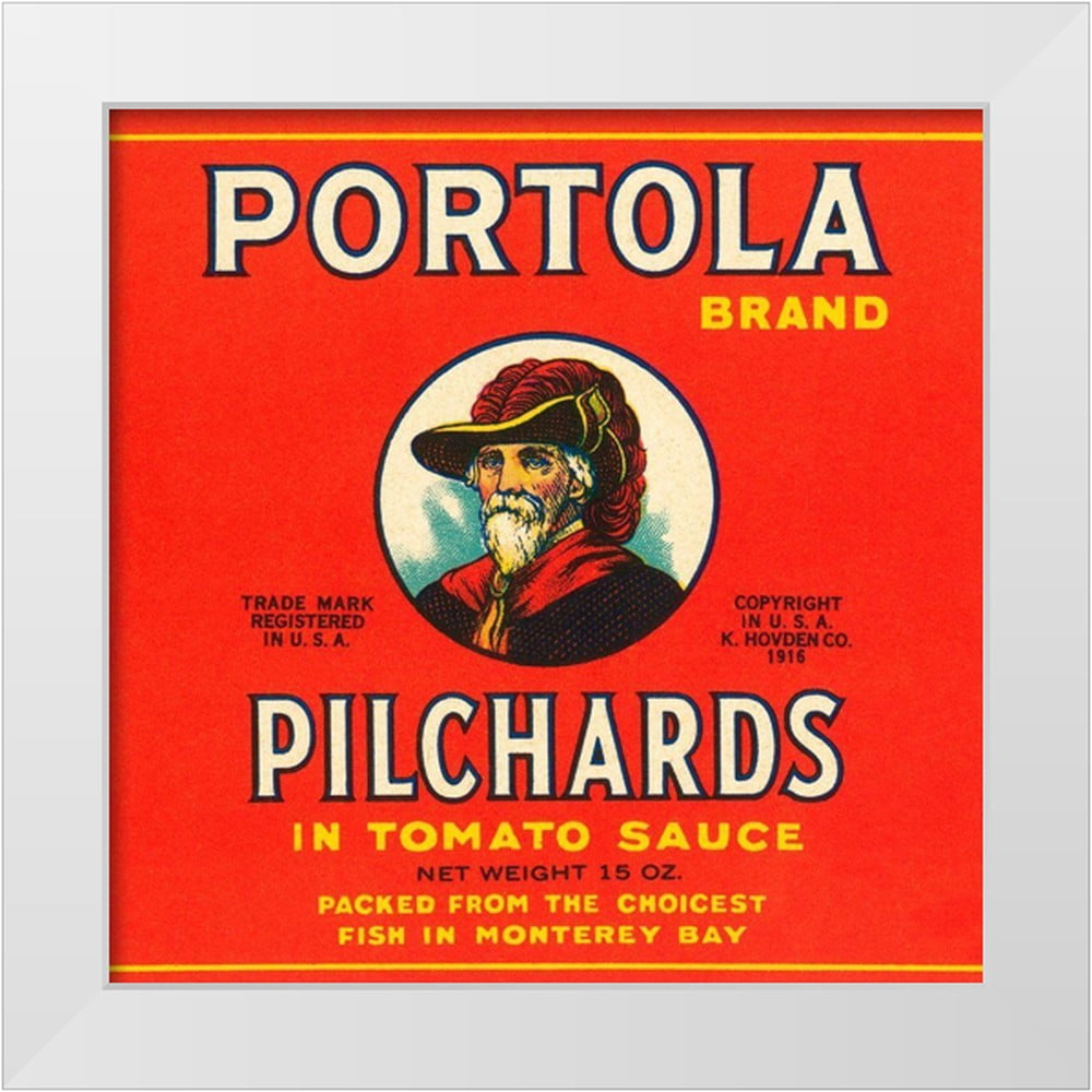 Retrolabel 12x12 White Modern Wood Framed Museum Art Print Titled ...