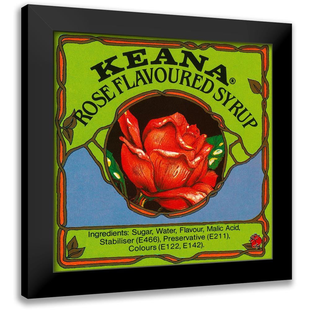 Retrolabel 15x15 Black Modern Framed Museum Art Print Titled - Keana ...