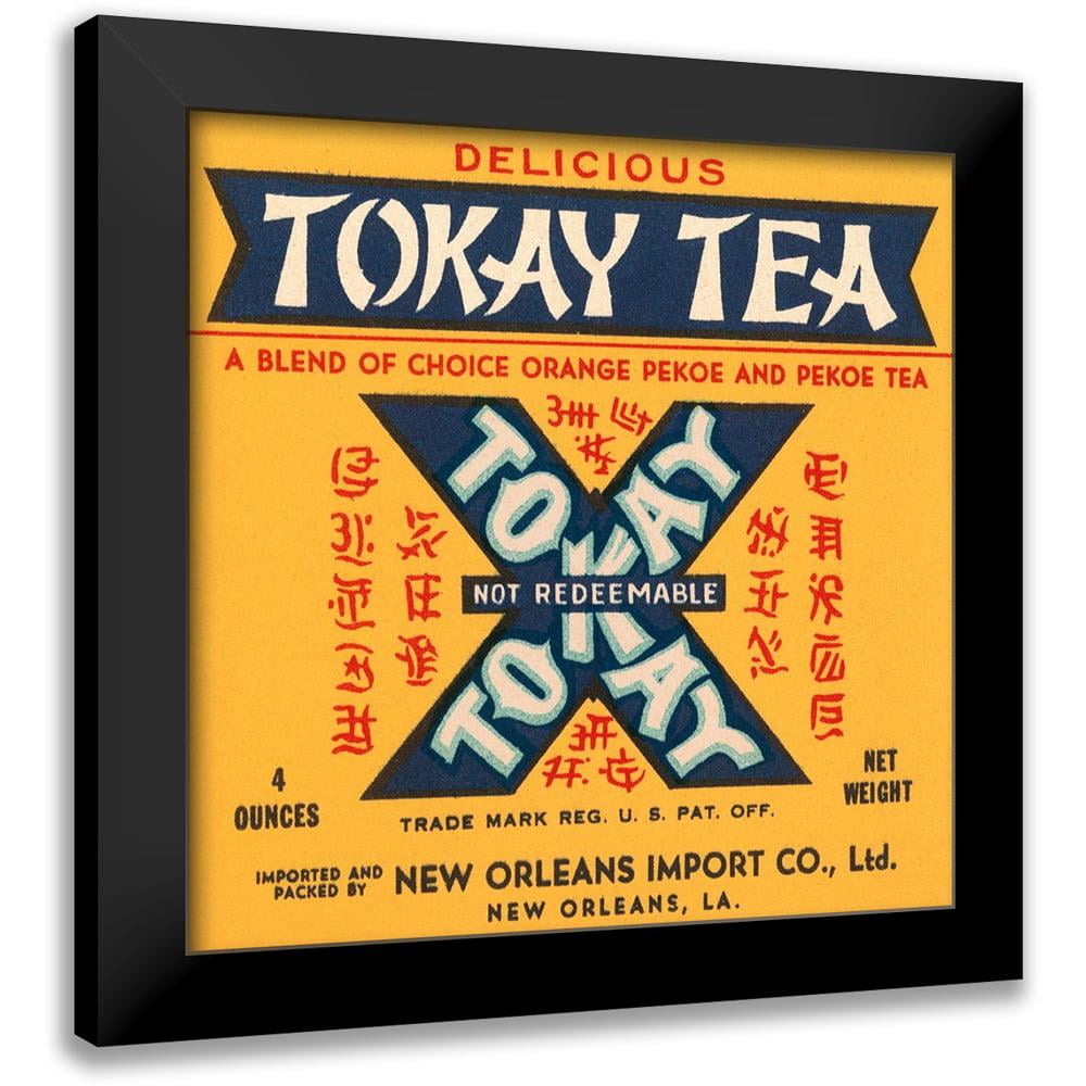 Retrolabel 15x15 Black Modern Framed Museum Art Print Titled - Tokay ...