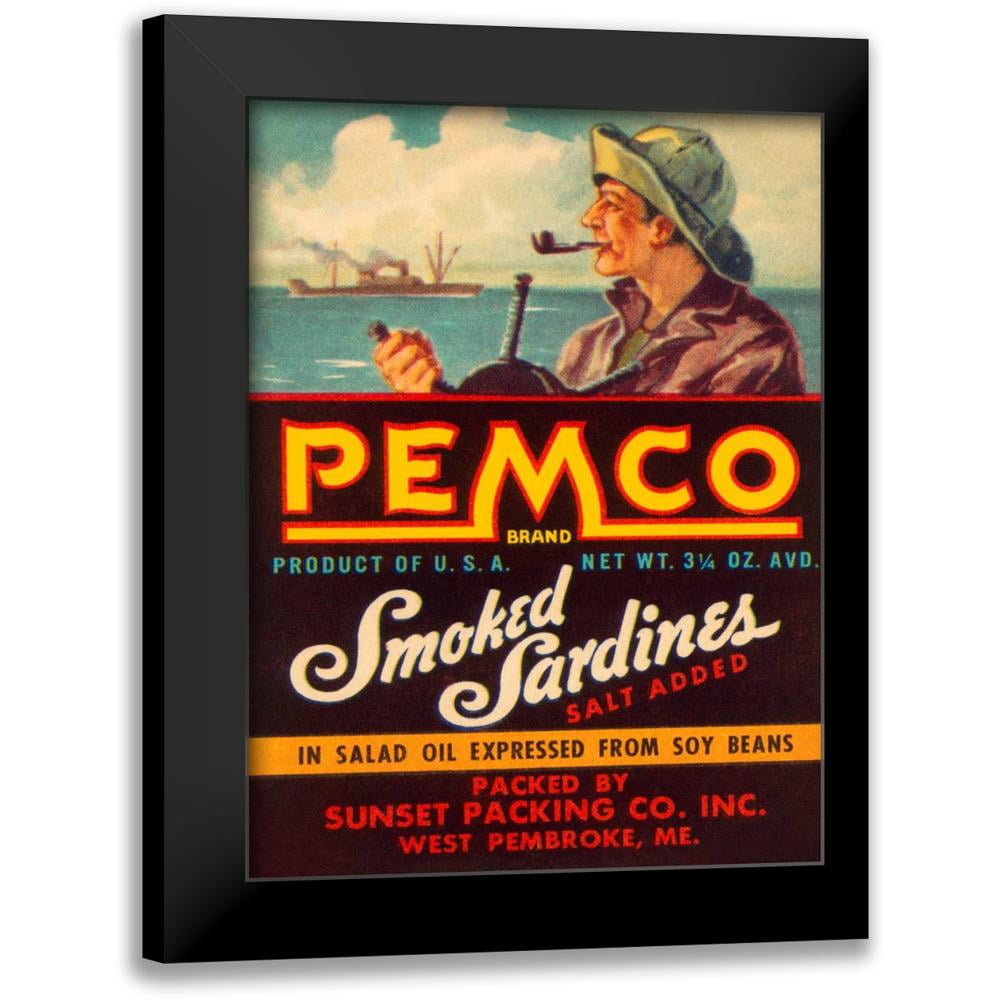 Retrolabel 15x18 Black Modern Framed Museum Art Print Titled - Remco ...