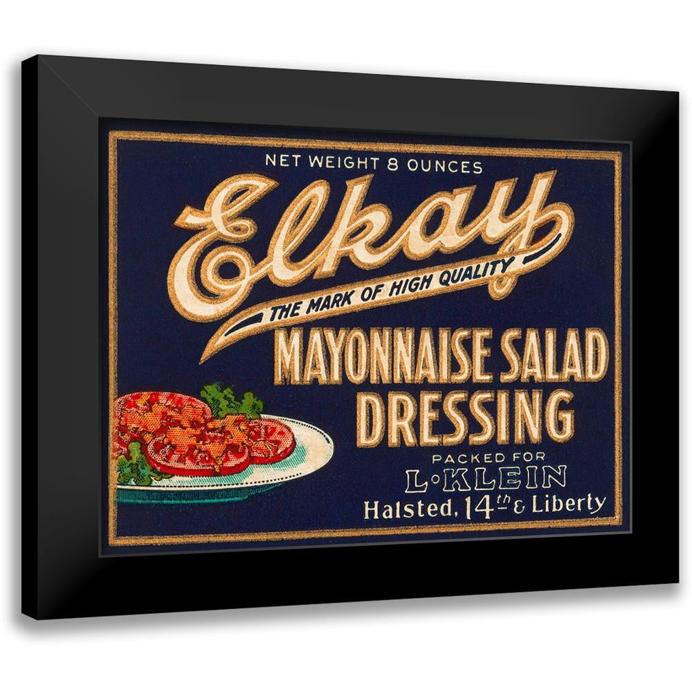 Retrolabel 24x19 Black Modern Framed Museum Art Print Titled - Elkay ...