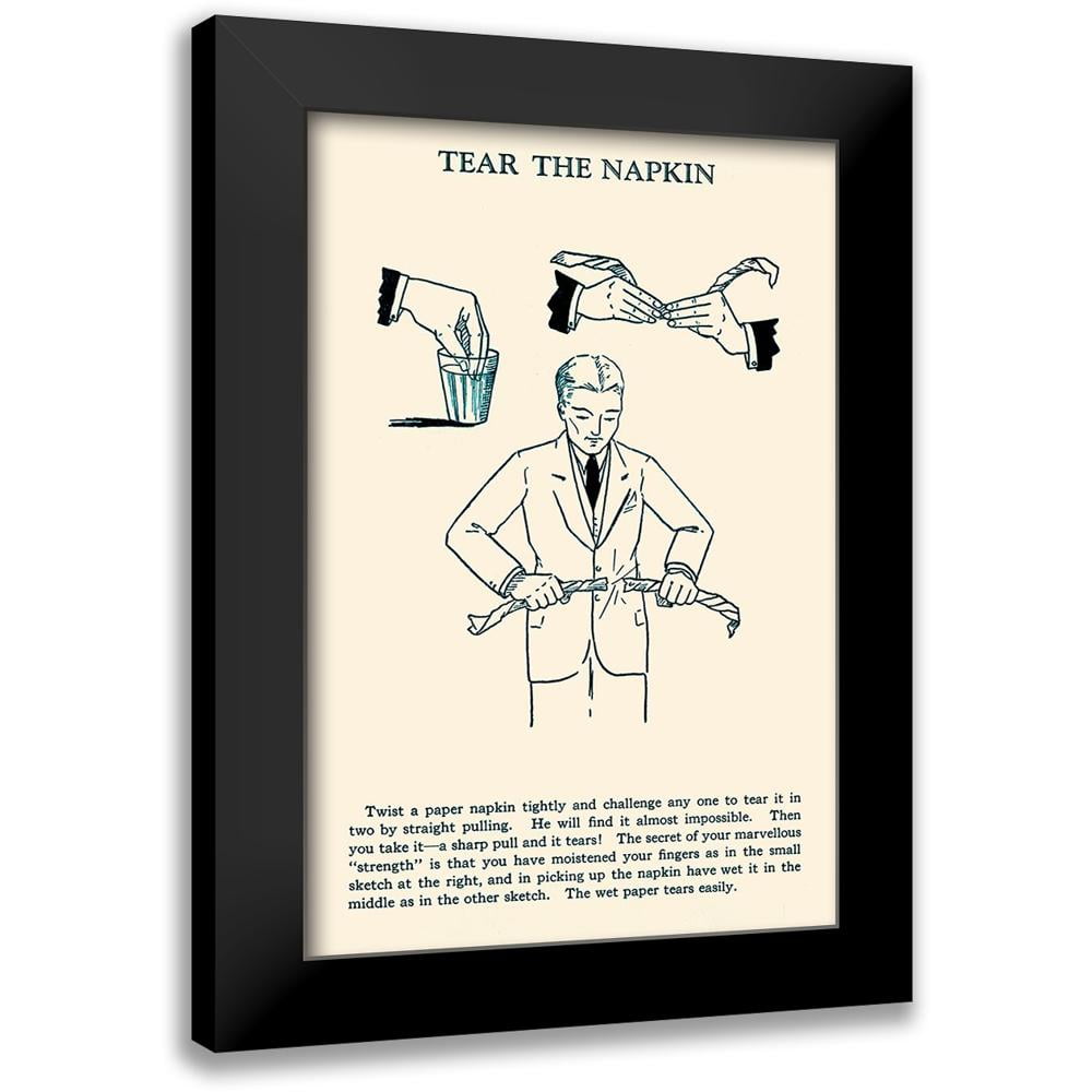 Retromagic 11x14 Black Modern Framed Museum Art Print Titled - Tear the ...