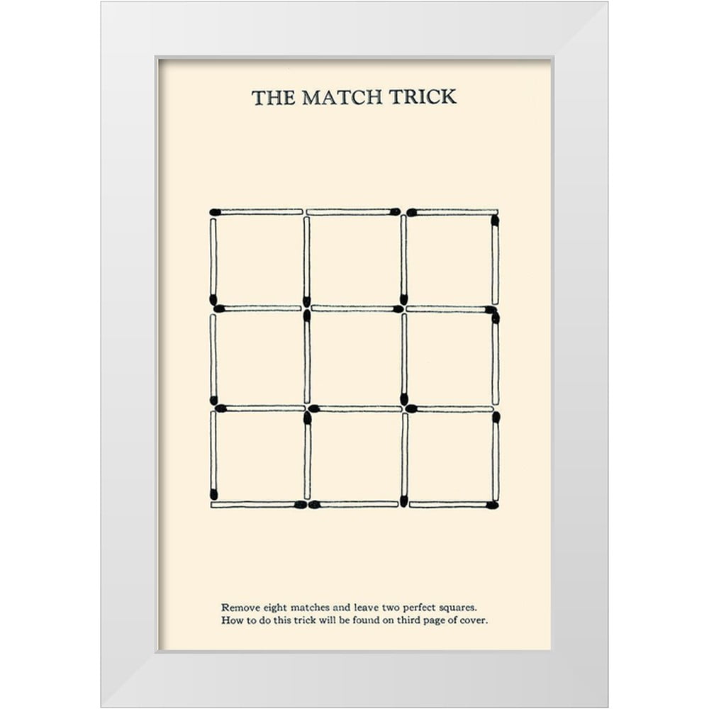 Retromagic 17x24 White Modern Wood Framed Museum Art Print Titled - The ...