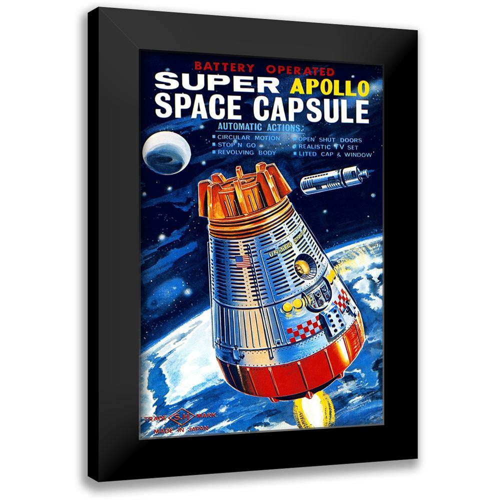 Retrorocket 13x18 Black Modern Framed Museum Art Print Titled - Battery ...