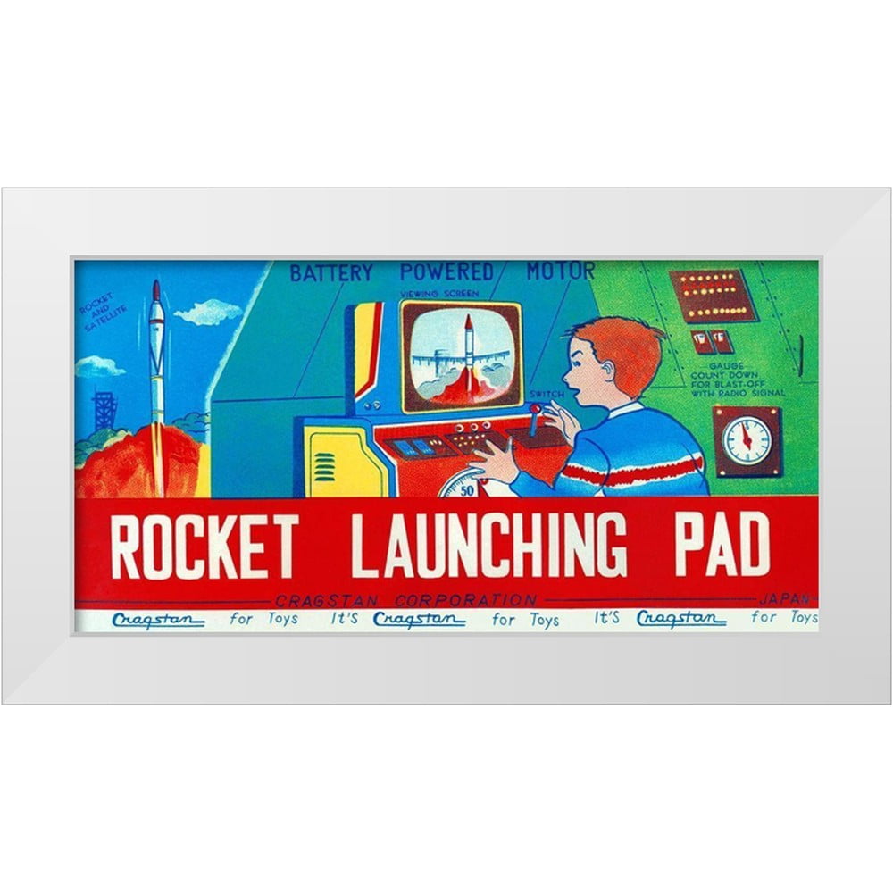 Retrorocket 14x9 White Modern Wood Framed Museum Art Print Titled ...