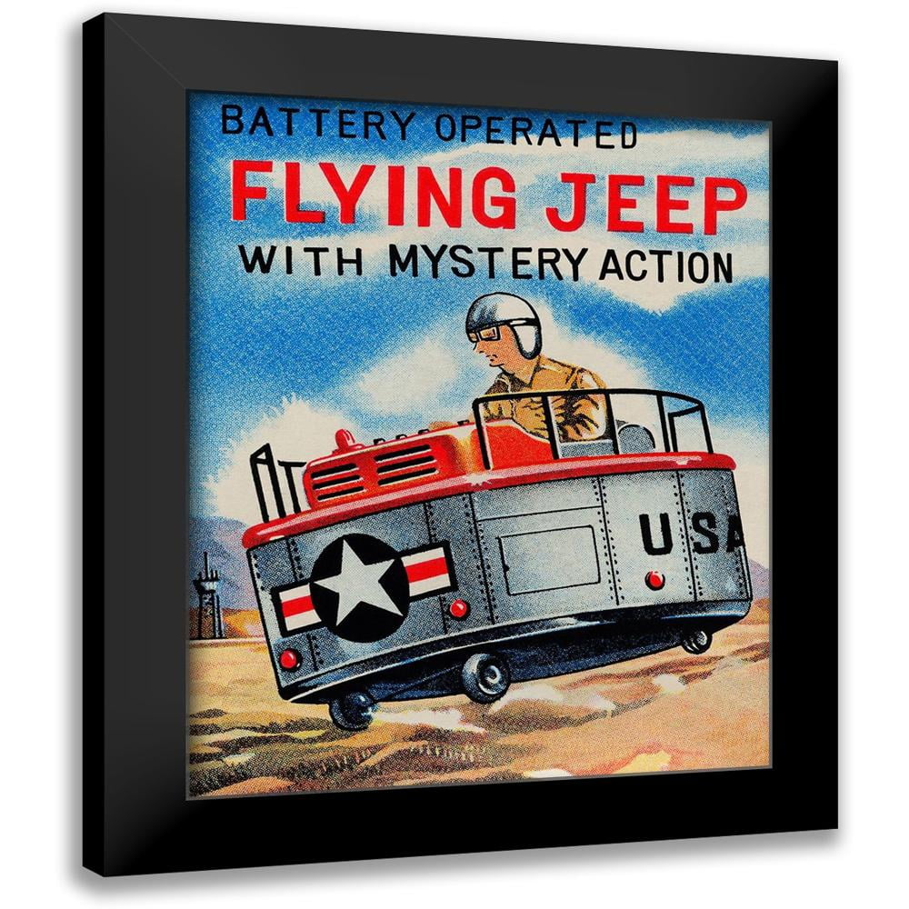 Retrorocket 15x18 Black Modern Framed Museum Art Print Titled - Battery ...