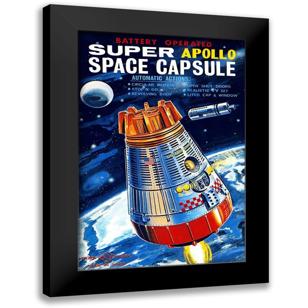 Retrorocket 17x24 Black Modern Framed Museum Art Print Titled - Battery ...