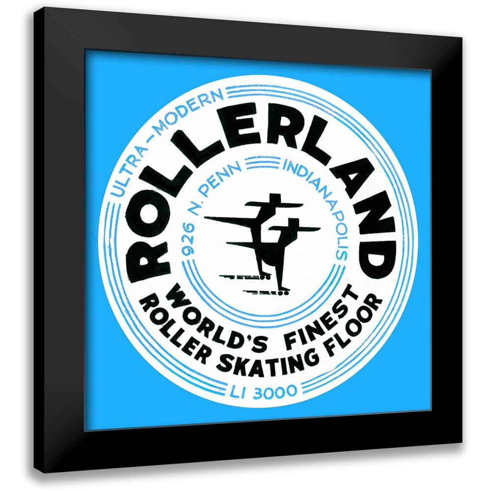 Retrorollers 15x15 Black Modern Framed Museum Art Print Titled ...