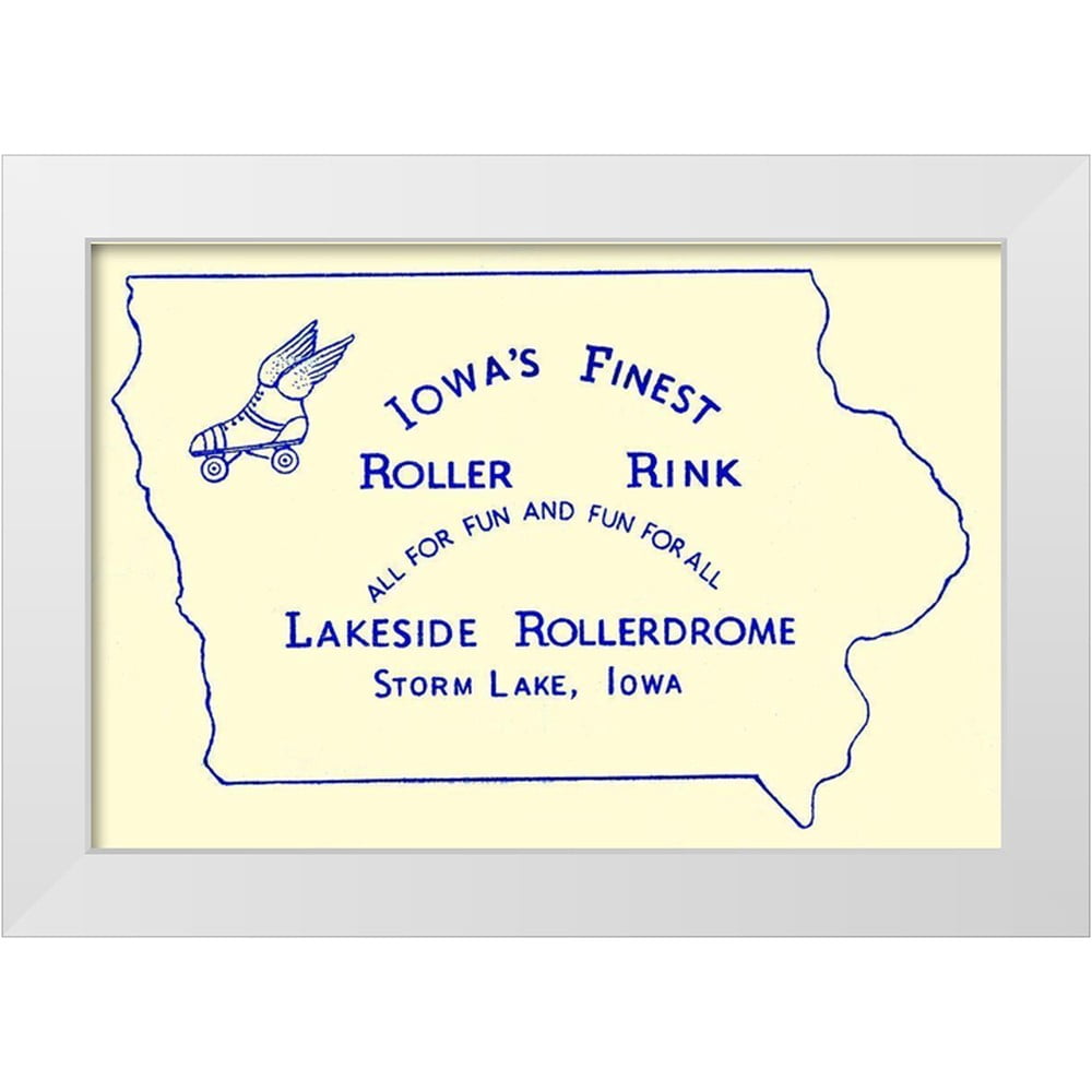 Retrorollers 18x13 White Modern Wood Framed Museum Art Print Titled ...