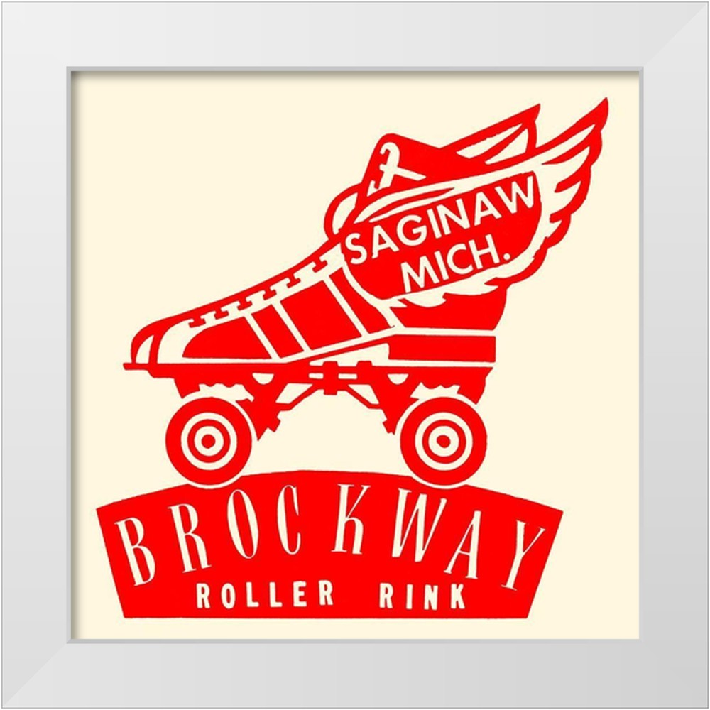 Retrorollers 20x20 White Modern Wood Framed Museum Art Print Titled ...