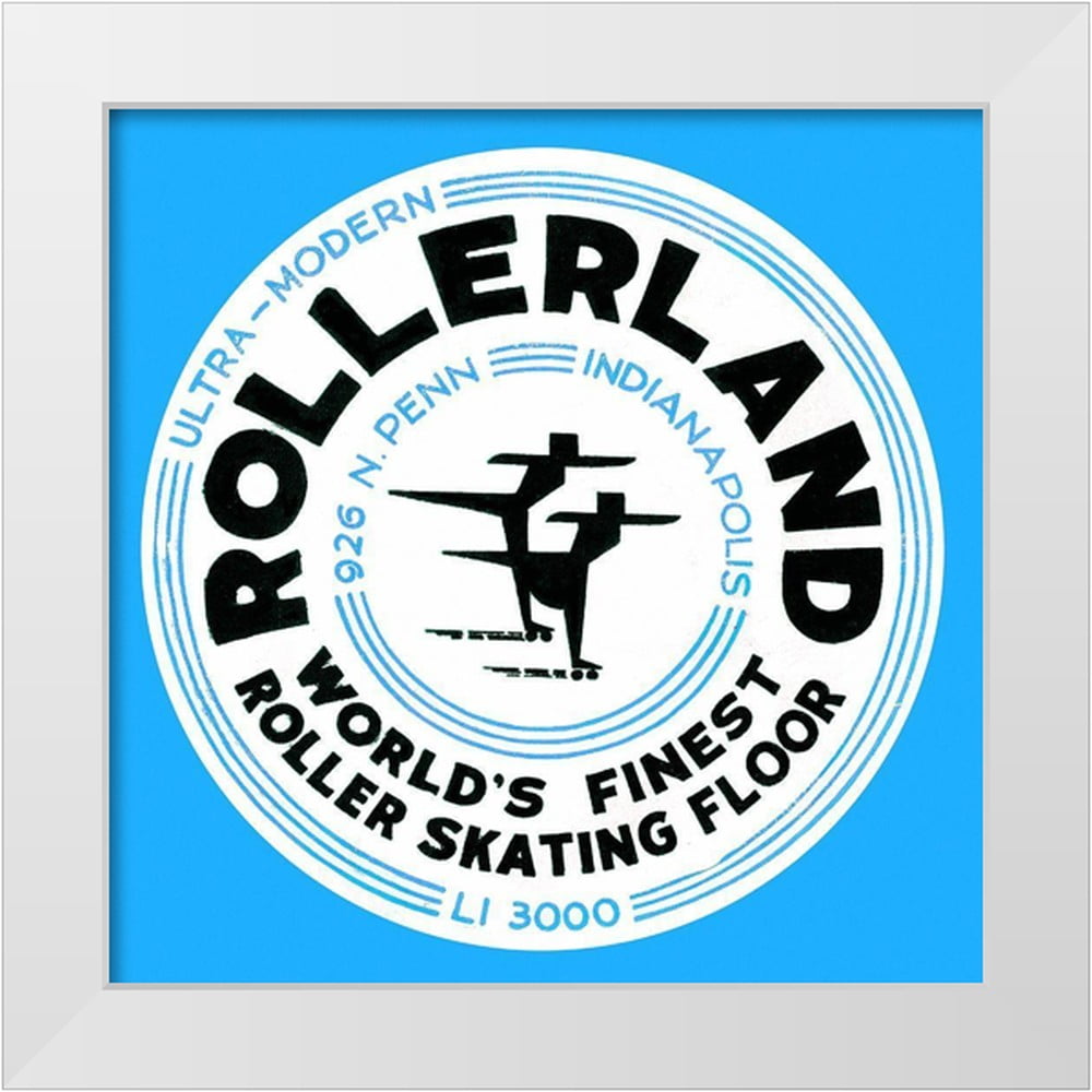 Retrorollers 20x20 White Modern Wood Framed Museum Art Print Titled ...