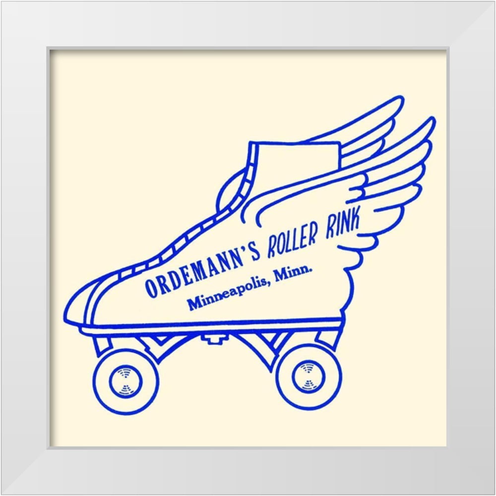 Retrorollers 26x26 White Modern Wood Framed Museum Art Print Titled ...