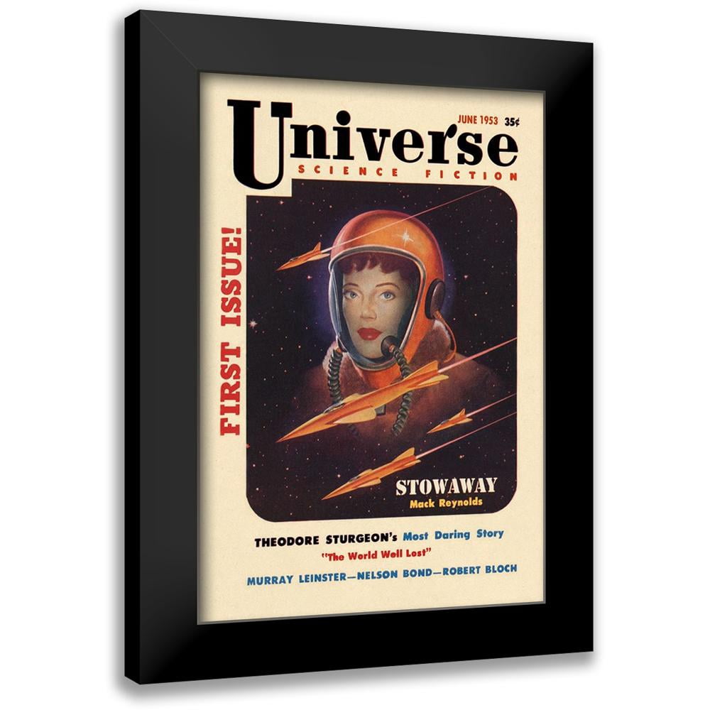 Retrosci-fi 11x14 Black Modern Framed Museum Art Print Titled ...