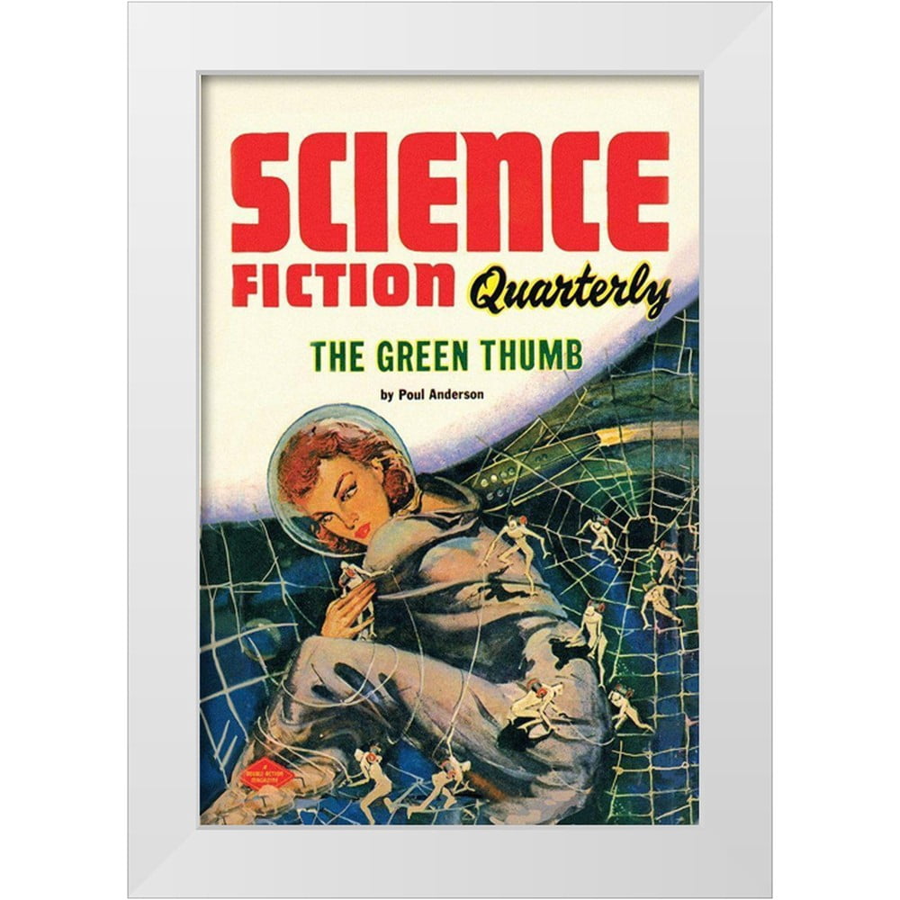 Retrosci-fi 11x14 White Modern Wood Framed Museum Art Print Titled ...