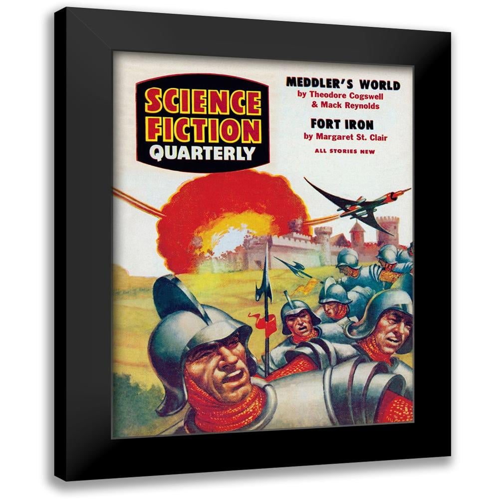 Retrosci-fi 12x14 Black Modern Framed Museum Art Print Titled - Science ...