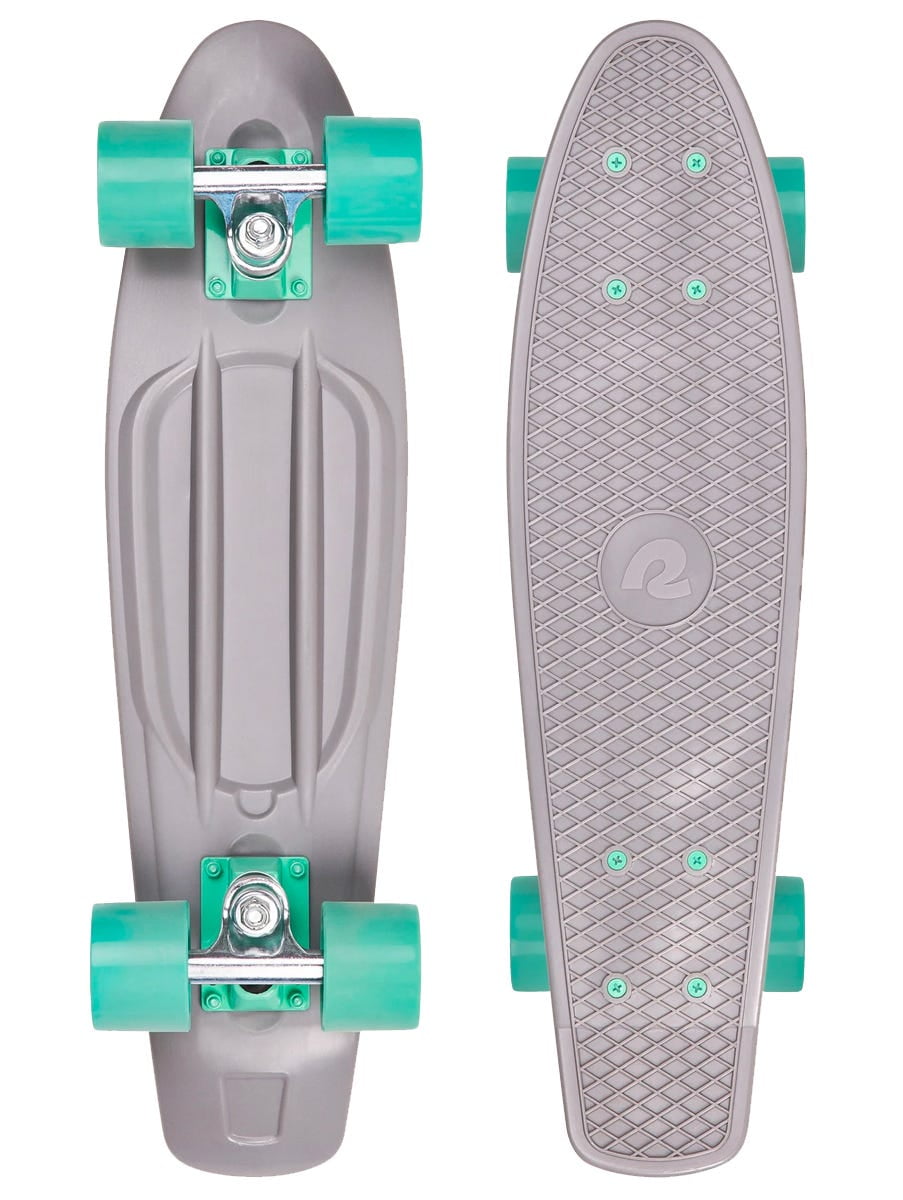 Retrospec Quip Mini Cruiser Skateboard - 22.5" Shark - Walmart.com