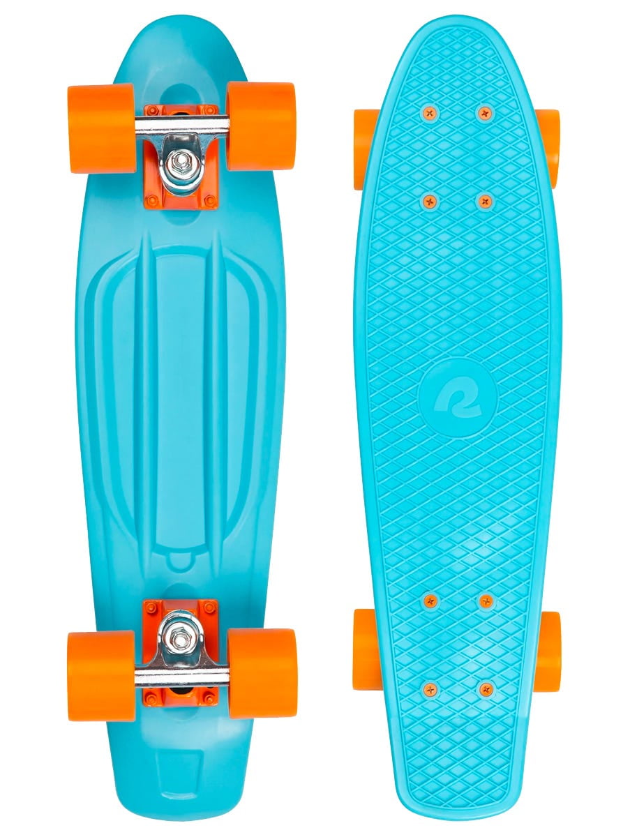 Retrospec Quip Mini Cruiser Skateboard - 22.5" Sky Blue - Walmart.com