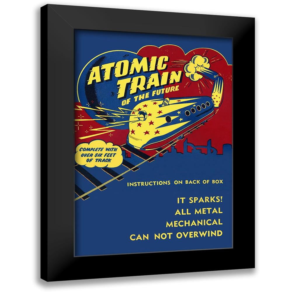 Retrotrans 13x18 Black Modern Framed Museum Art Print Titled - Atomic ...