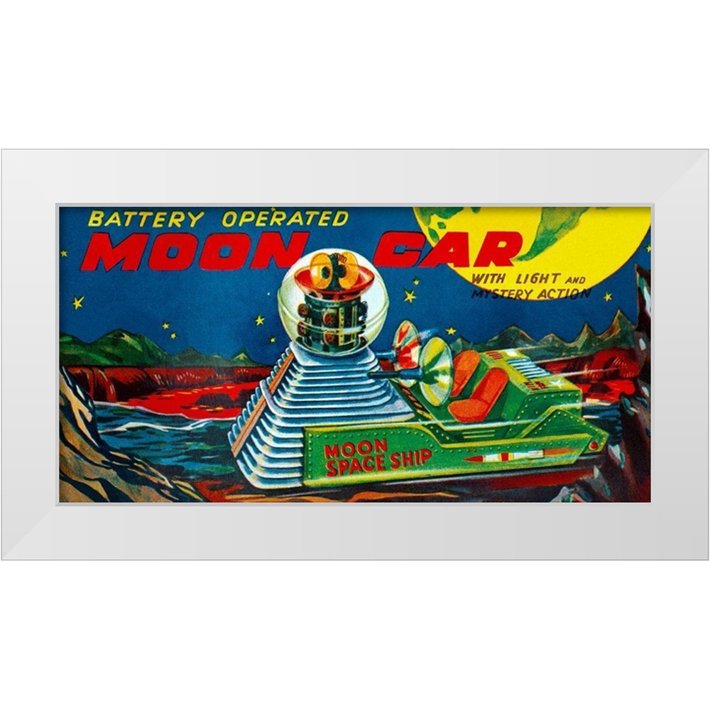 Retrotrans 18x11 White Modern Wood Framed Museum Art Print Titled ...