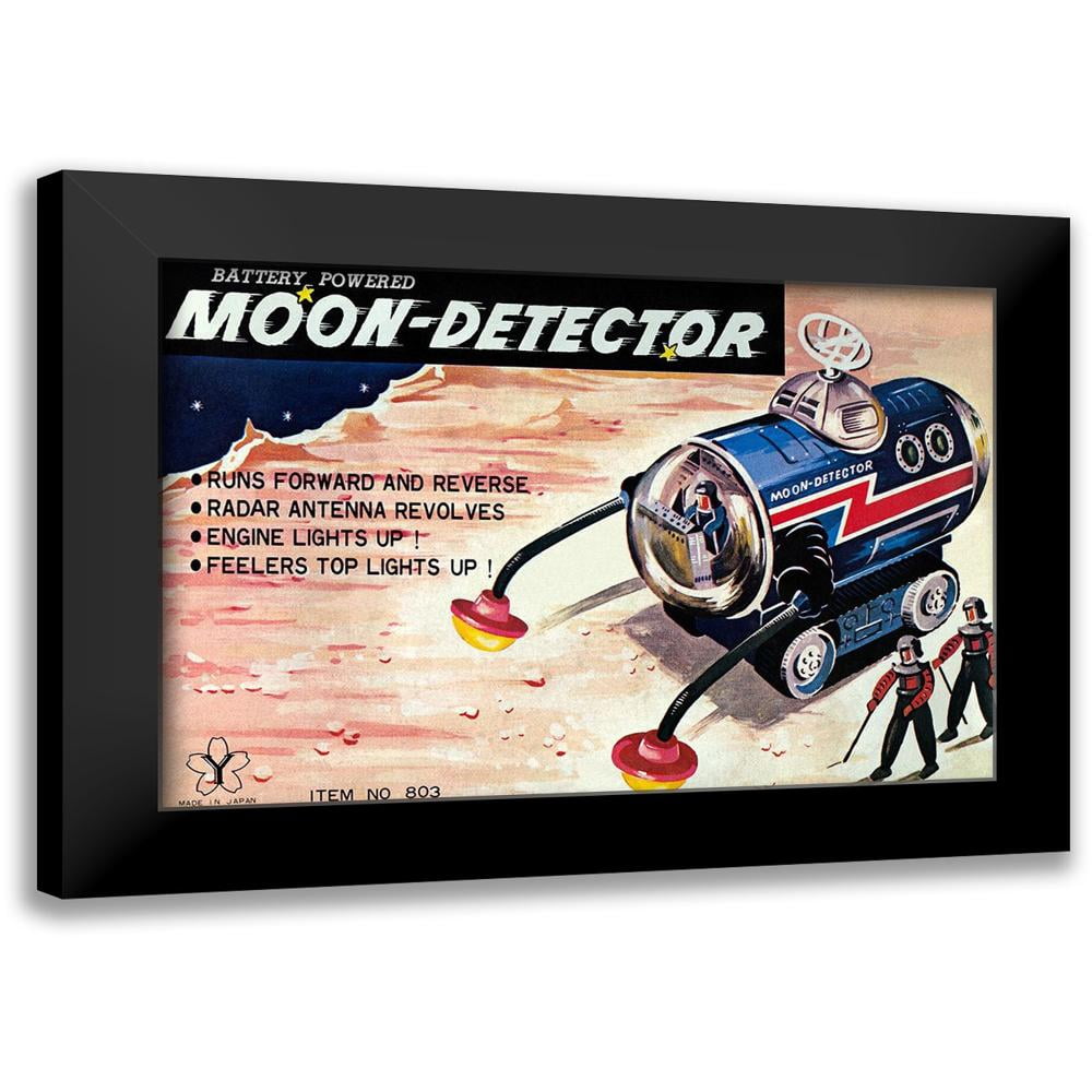 Retrotrans 24x17 Black Modern Framed Museum Art Print Titled - Moon ...