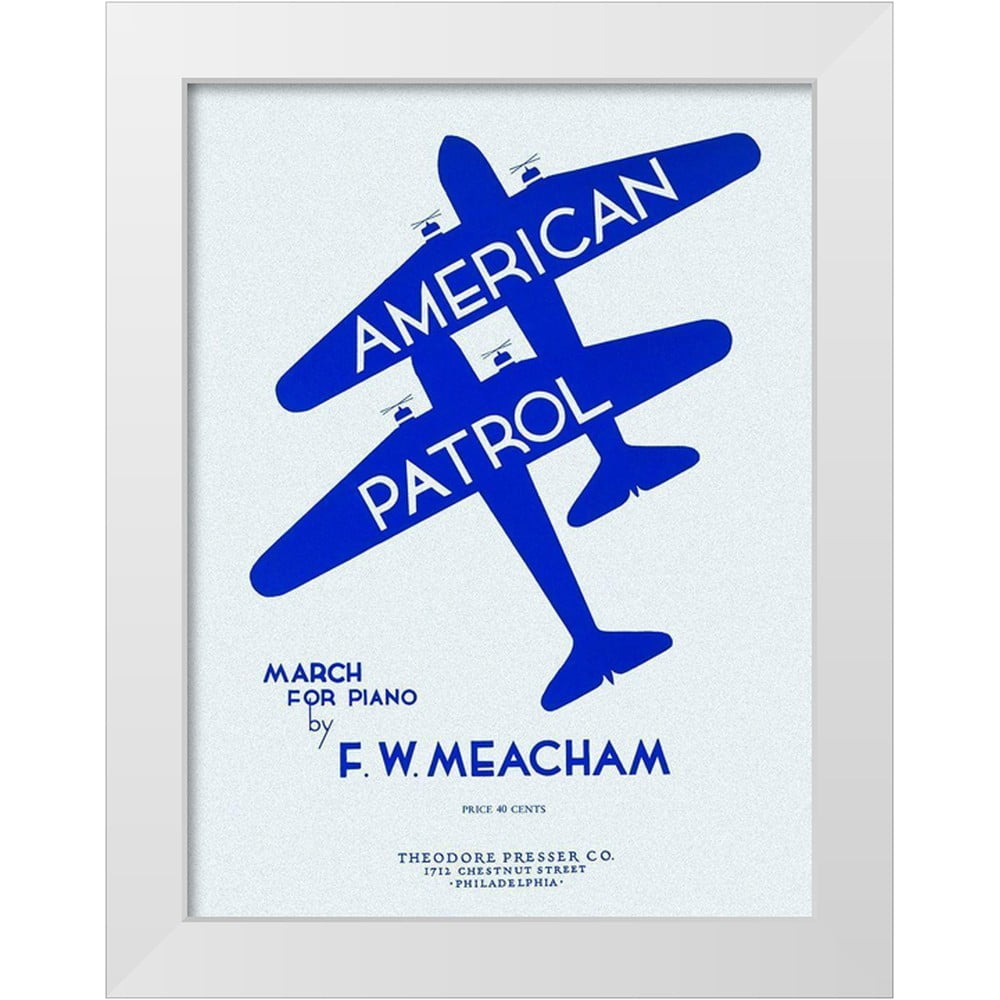 Retrotravel 15x18 White Modern Wood Framed Museum Art Print Titled ...