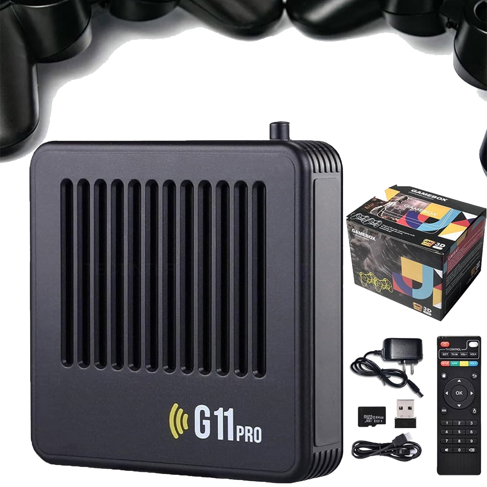 Retrowave G11 Pro, 4K + 256GB, 2.4G Wireless Dual Controllers, 100,000 ...