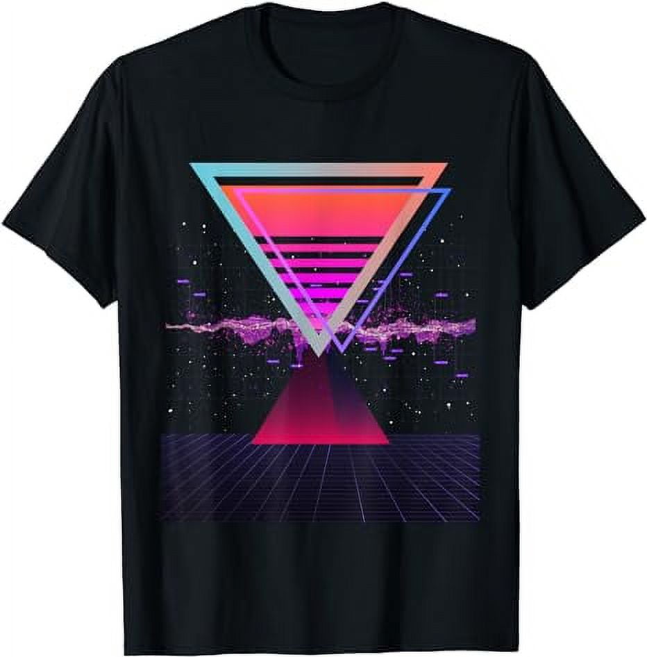 Retrowave Synthwave Vaporwave Sunset 70s 80s 90s Aesthetic T-Shirt ...