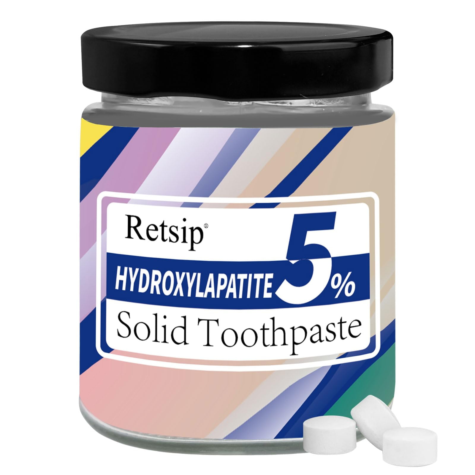 Retsip Mint Nano Hydroxyapatite Adults Chewable Toothpaste Tablets (186 ...