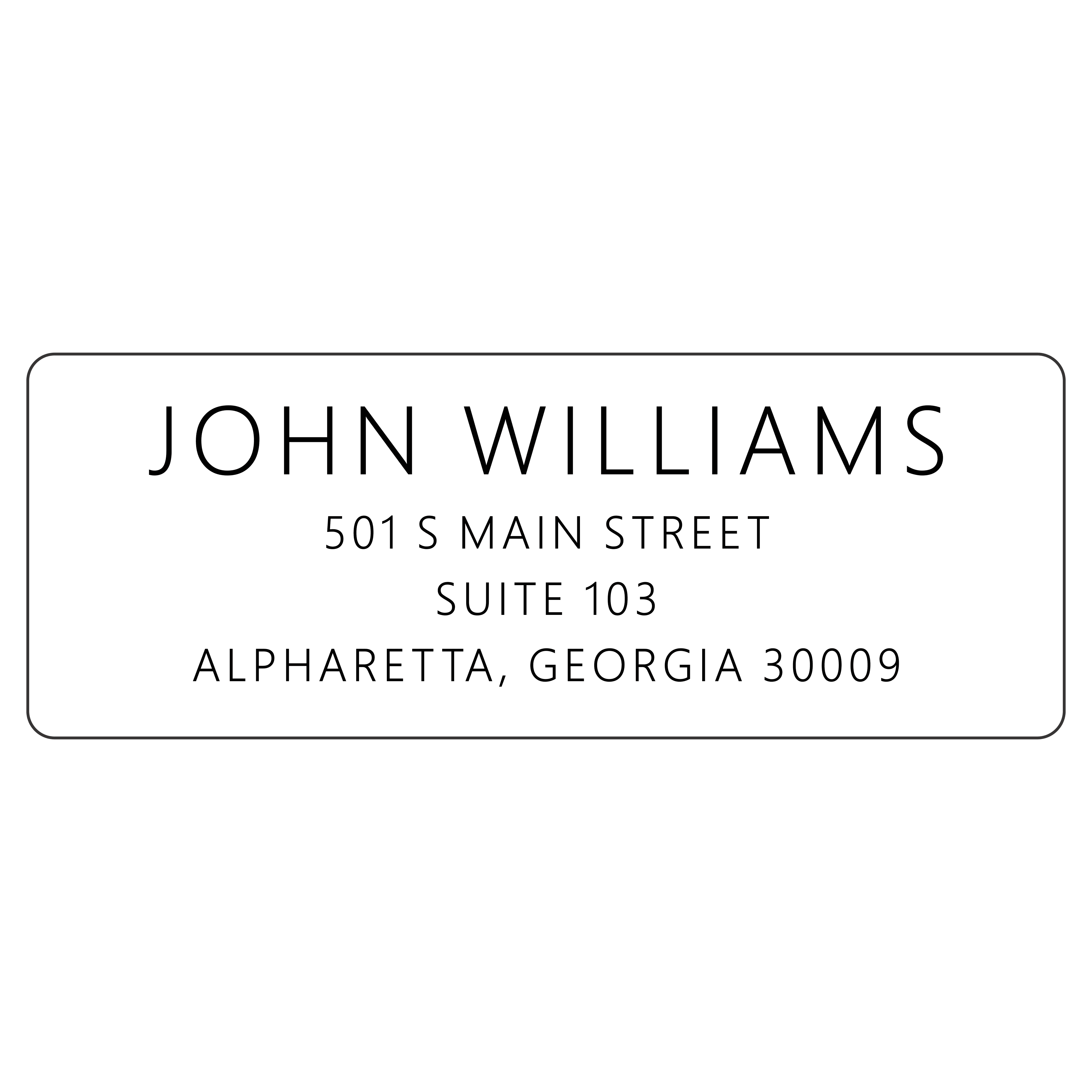 White Return Address Labels - 250 Custom Printed Stickers for Mailers ...