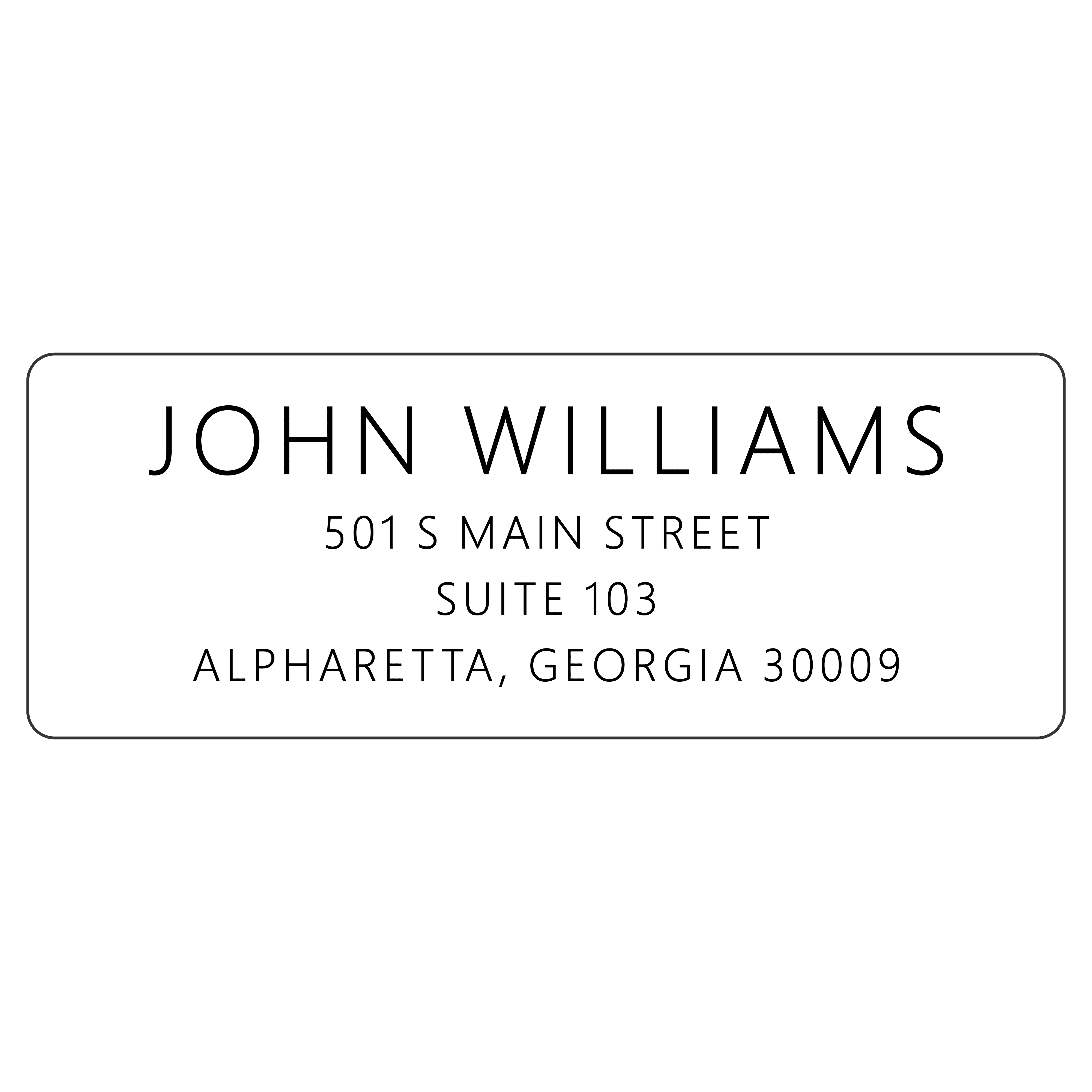 White Return Address Labels - 250 Custom Printed Stickers for Mailers ...