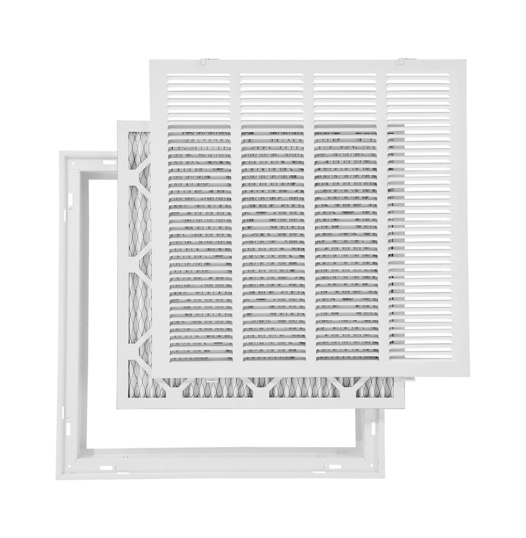 Return Air Filter Grille 20x20 - Wall Mounted Vent with Filter ...