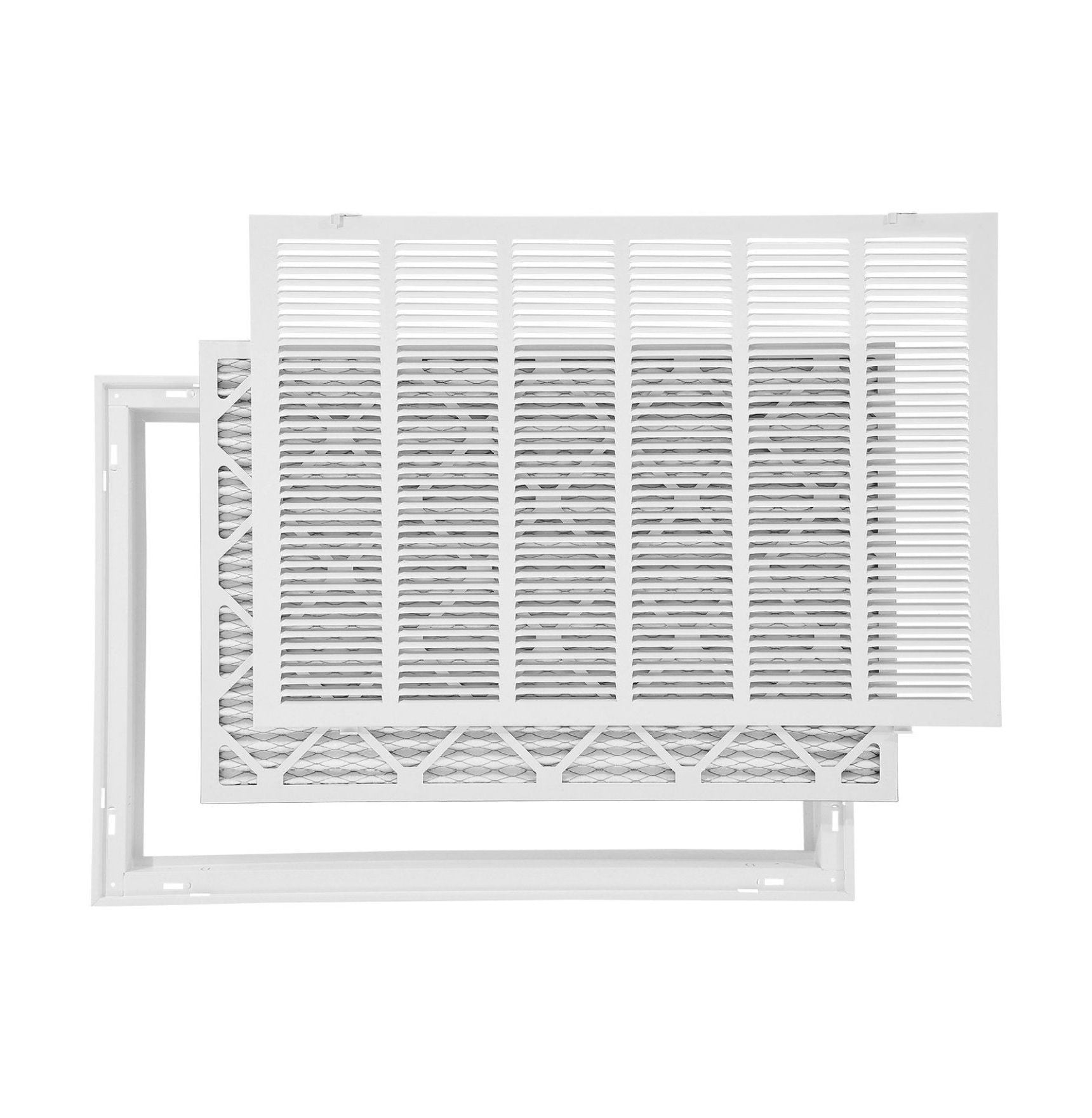 Return Air Filter Grille Fits W30 x H20 In Duct Opening Air Grille with ...
