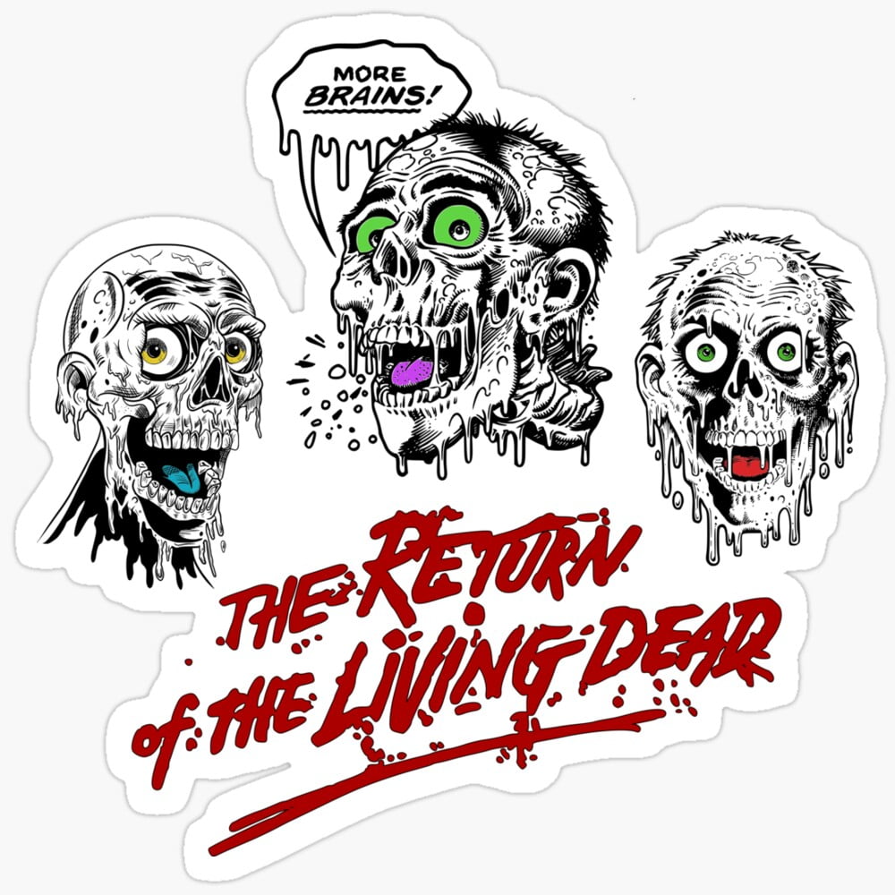 Return Of The Living Dead Tarman Sticker Phone Decal Water Bottle ...