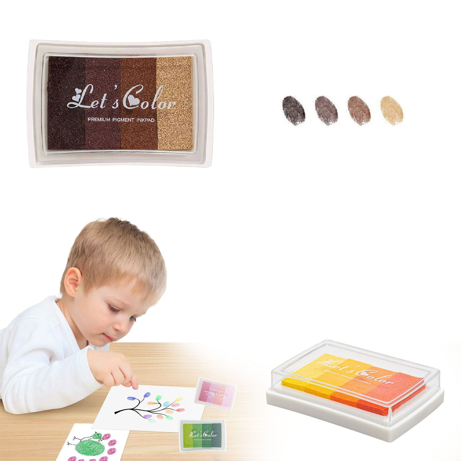 Return Pallets! Aminojy 24 Colors Craft Finger Ink Pad, Craft Ink ...