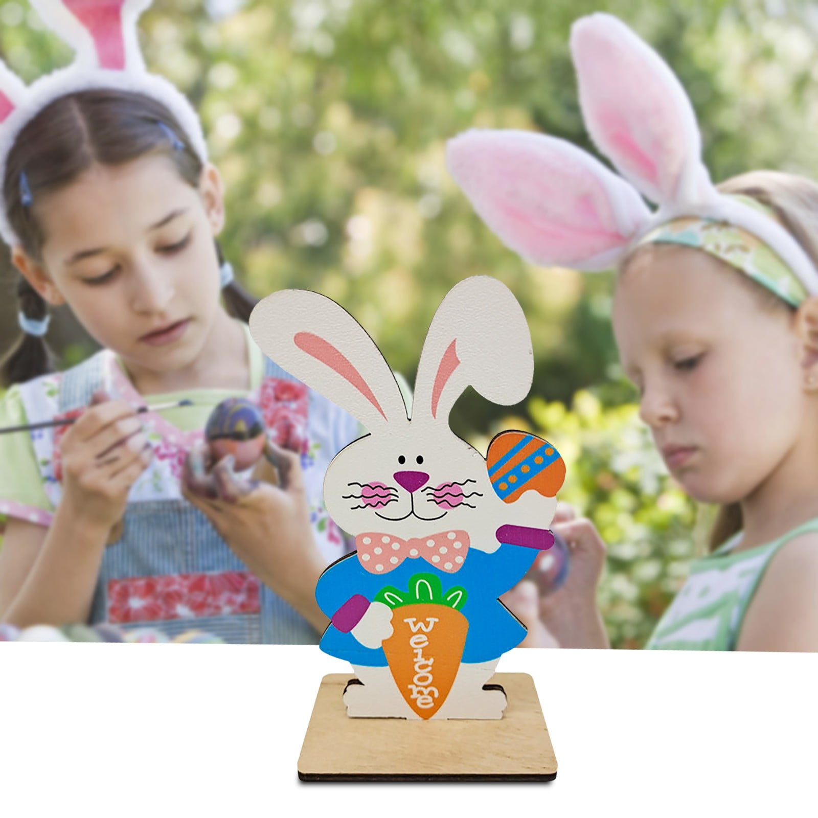 Return Pallets! Easter Decorations Bunny Decor Spring-Figurines - Cute ...