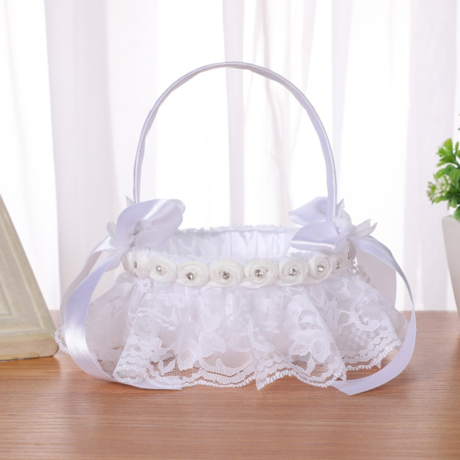 Return Pallets！Elegant WeddIng Flower Girl Basket，Versatile Picnic ...