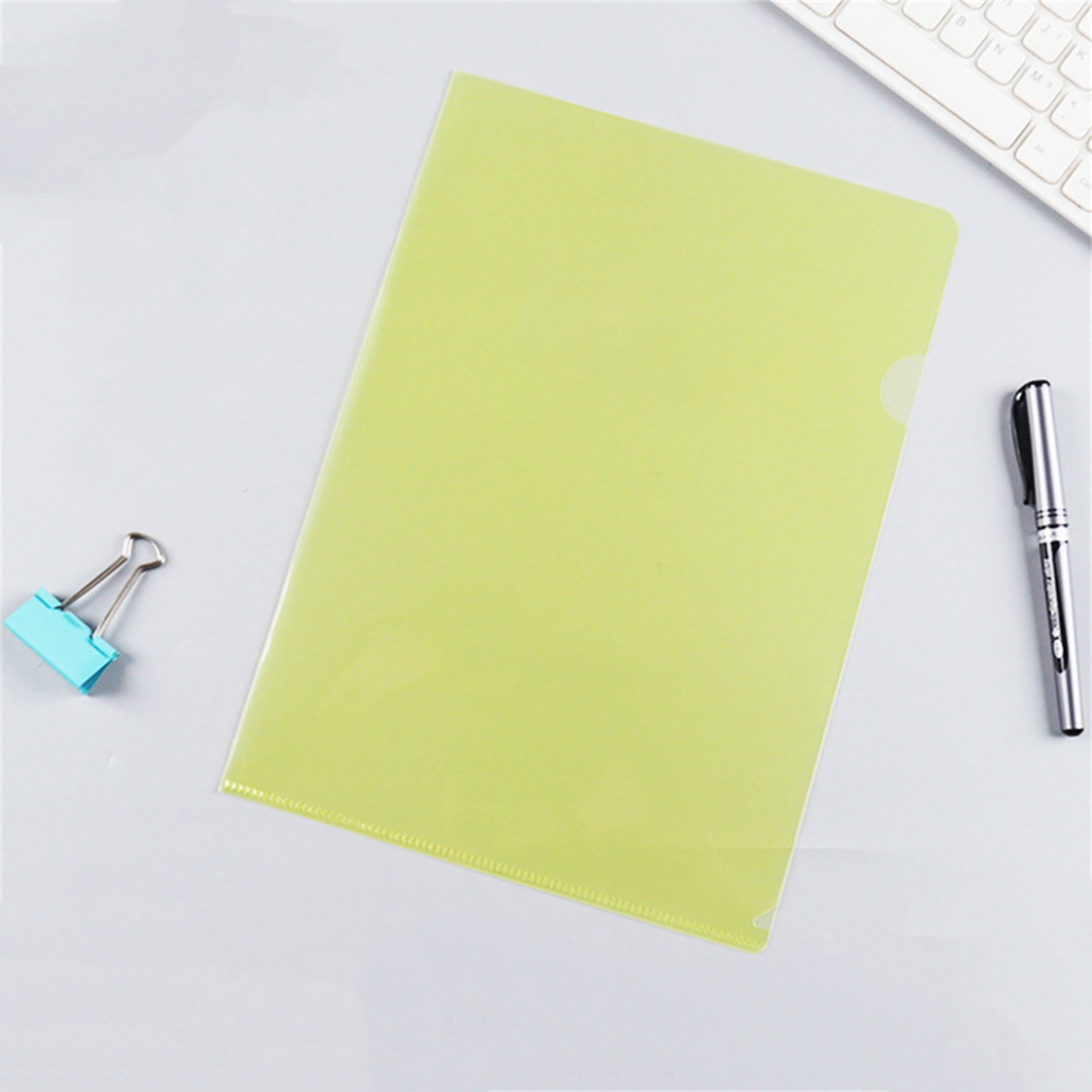 Return Pallets!L-Shaped Clear Plastic Folder for A4 Paper - Transparent ...